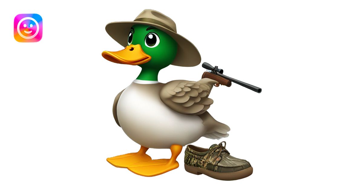 Duck hunting emoji | AI Emoji Generator
