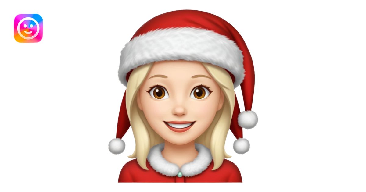christmas woam emoji | AI Emoji Generator