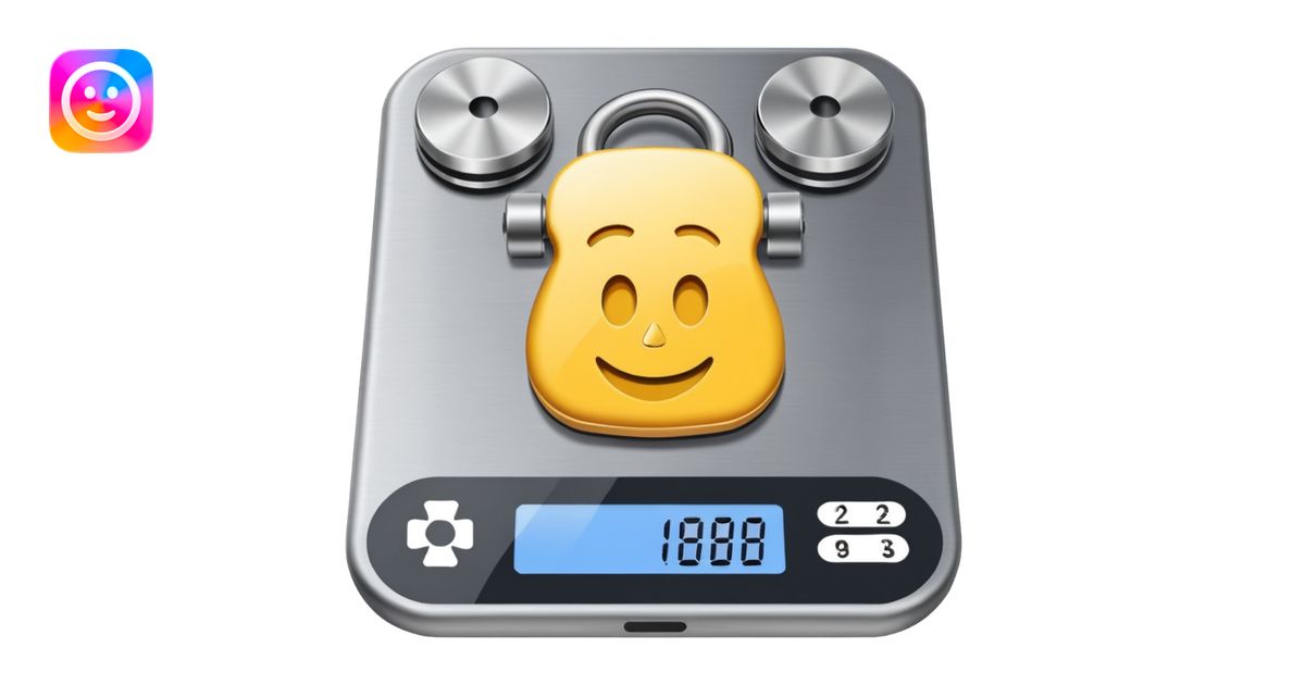 a grey weighing machine emoji | AI Emoji Generator