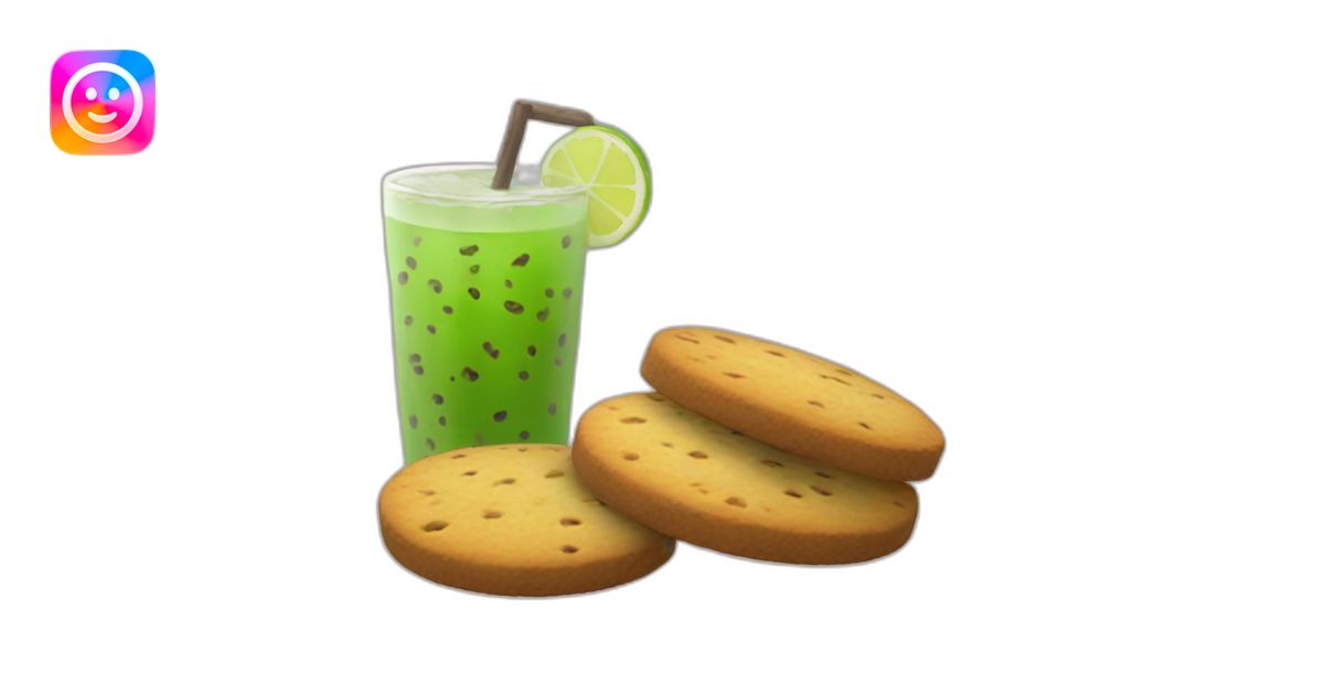 drink yerba mate with biscuits emoji | AI Emoji Generator