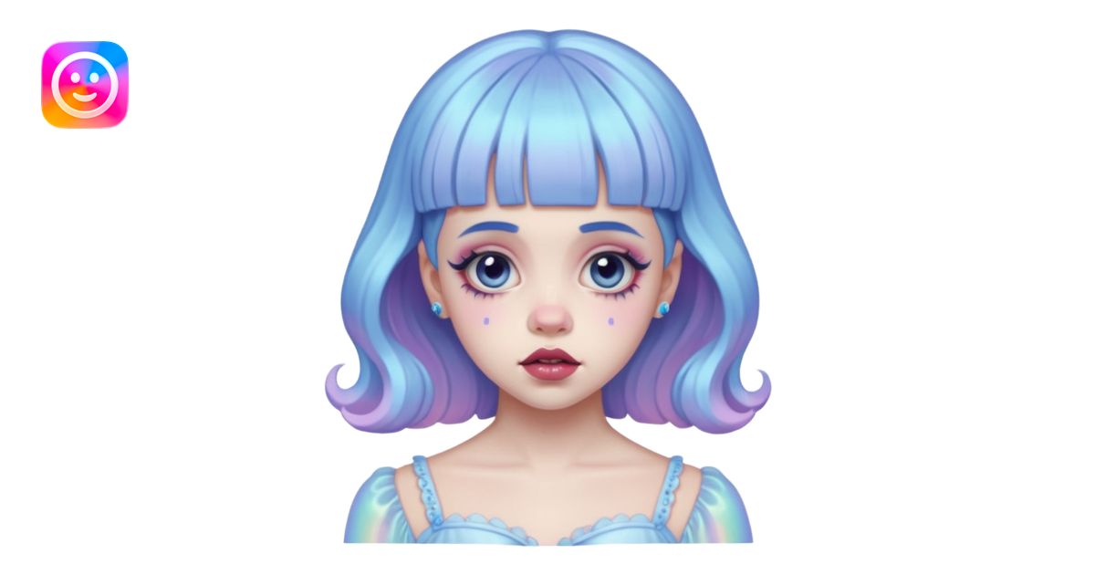 Melanie martinez portals void character emoji | AI Emoji Generator