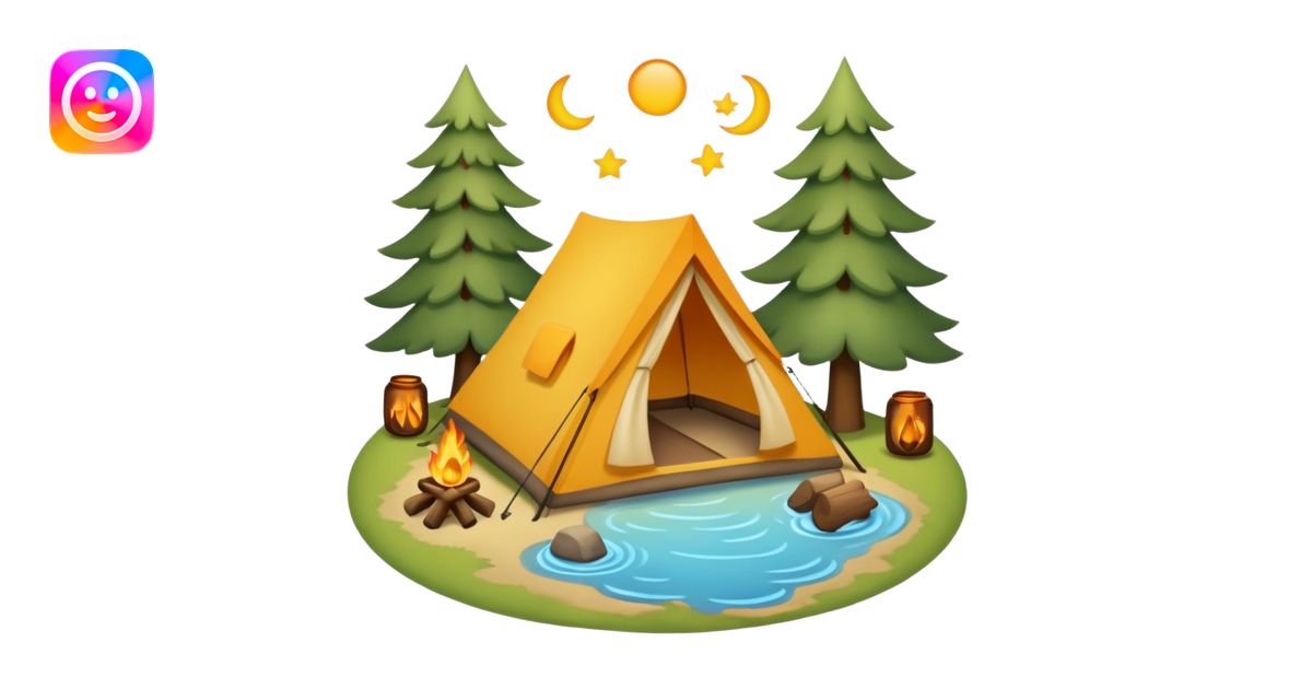 camping🏕️ emoji | AI Emoji Generator