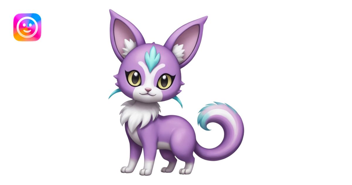 Smooth Soft Dark Pastel Meloetta-Purrloin-Gatomon-Trico-Pokémon-Digimon ...