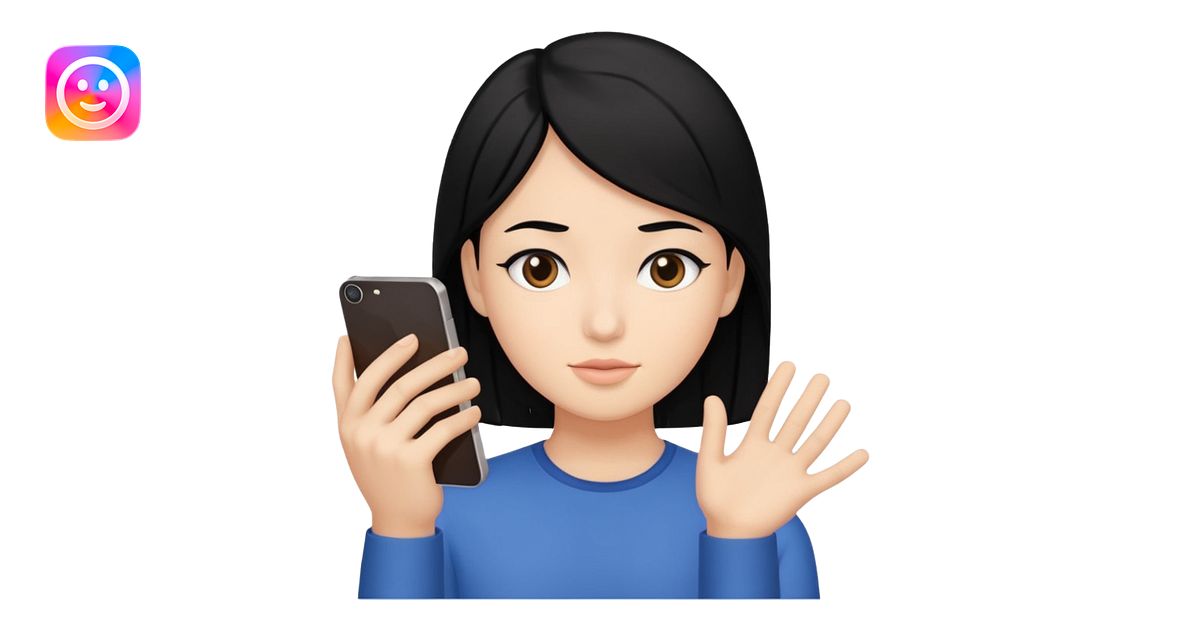 THAT PERSONA HAVE A BLACK HAIR AND ARE UPLOADING VIDEOS emoji | AI ...