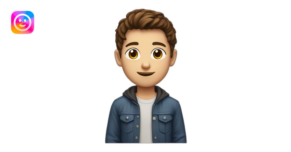 young boy with little brown hair streaming twitch emoji | AI Emoji ...