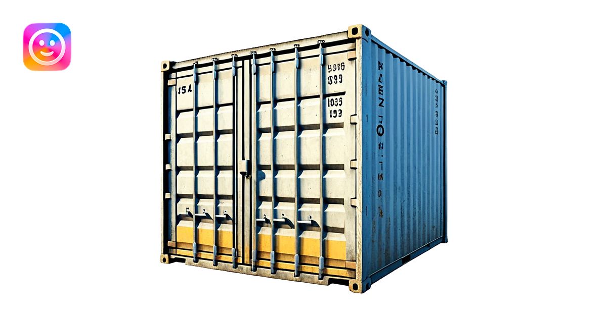 Anselm Kiefer concrete shipping container emoji | AI Emoji Generator