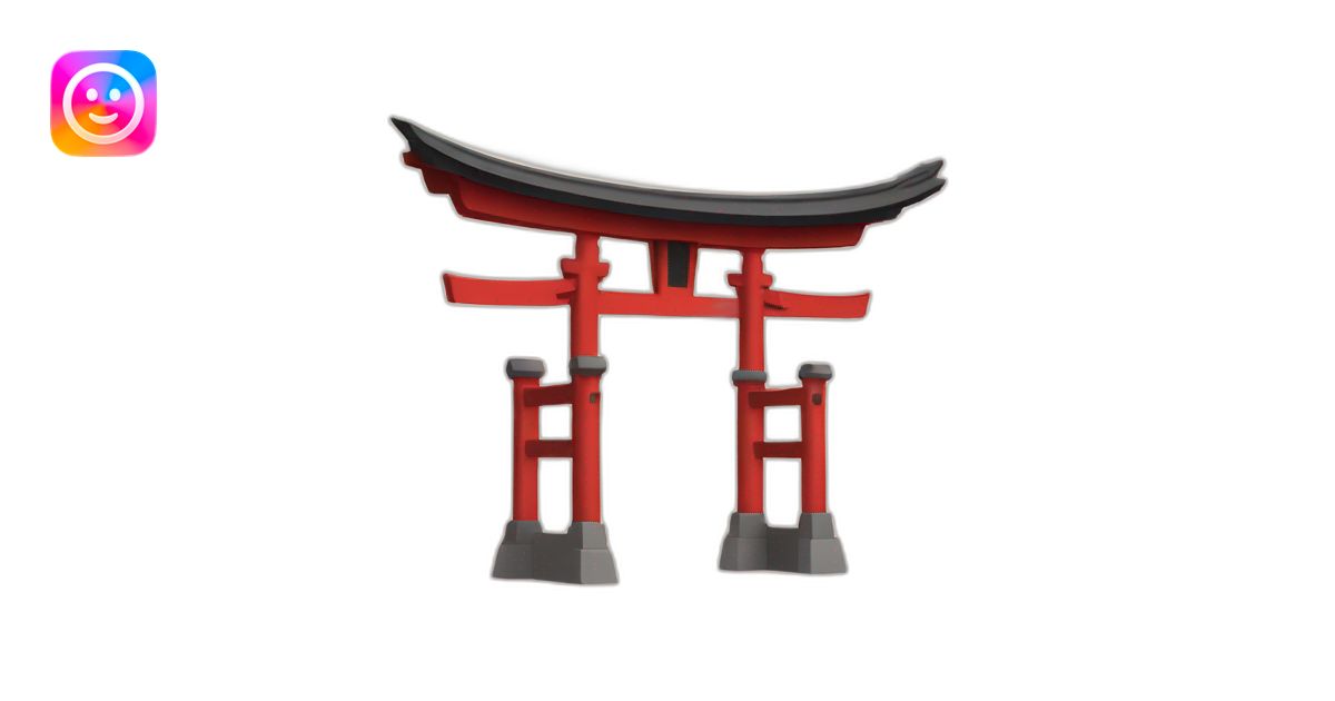 Shinto Torii Gate emoji | AI Emoji Generator