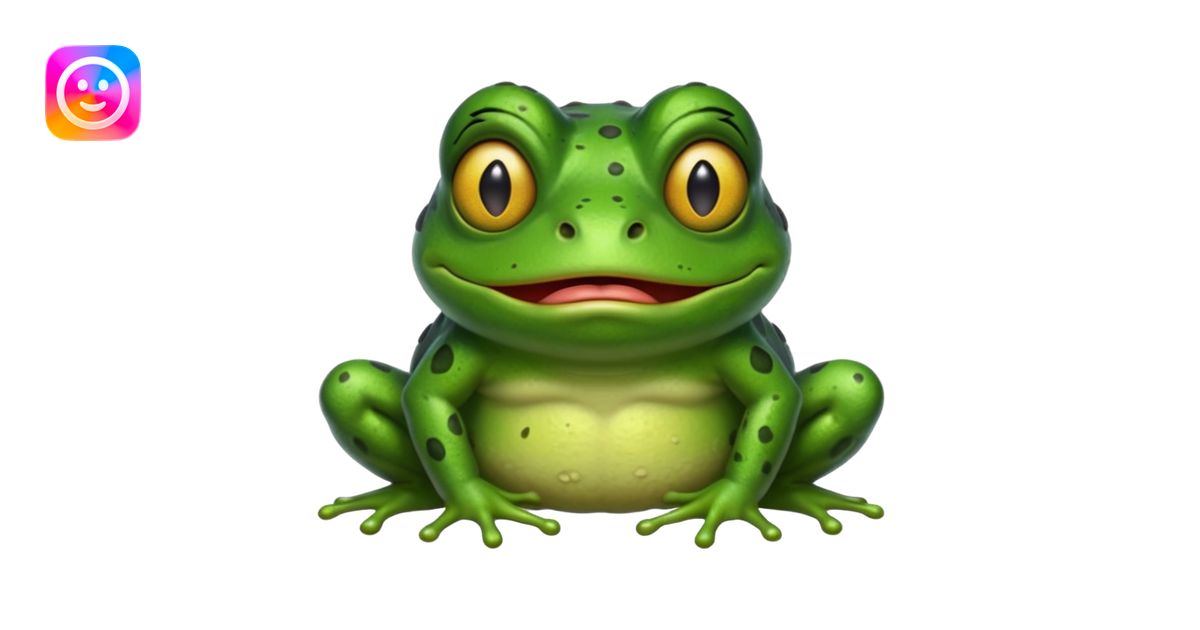 frog with troll face emoji | AI Emoji Generator