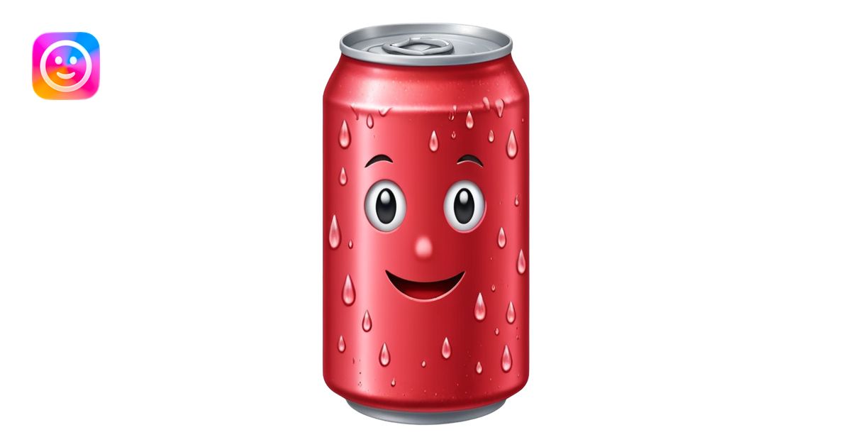 strawberry soda can emoji | AI Emoji Generator