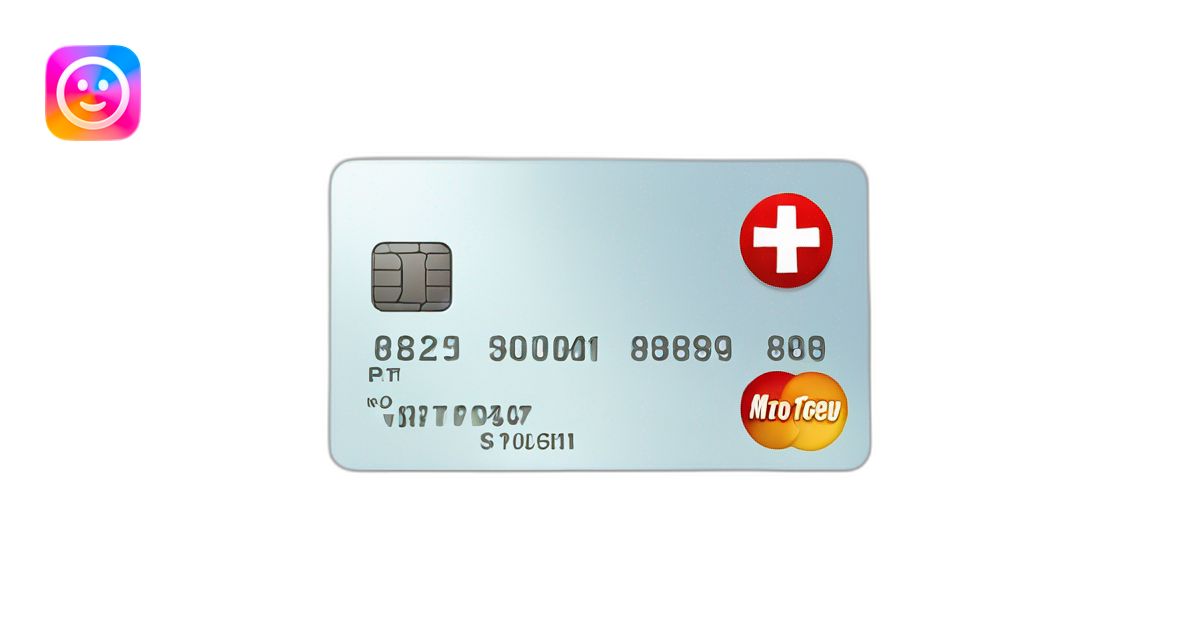 Create emoji: Credit/debit card having a large red cross mark on it ...