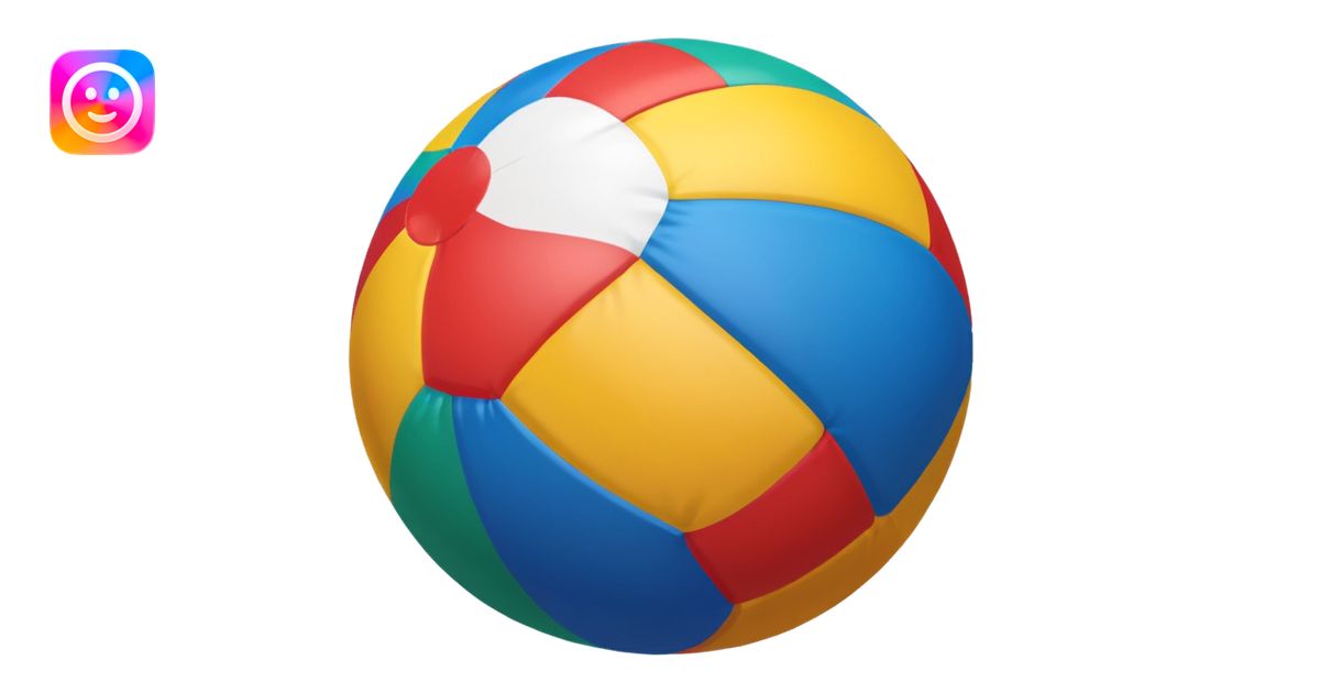 Beach Ball emoji | AI Emoji Generator