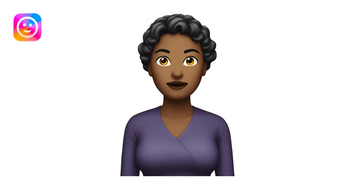 Famme fatale woman emoji | AI Emoji Generator