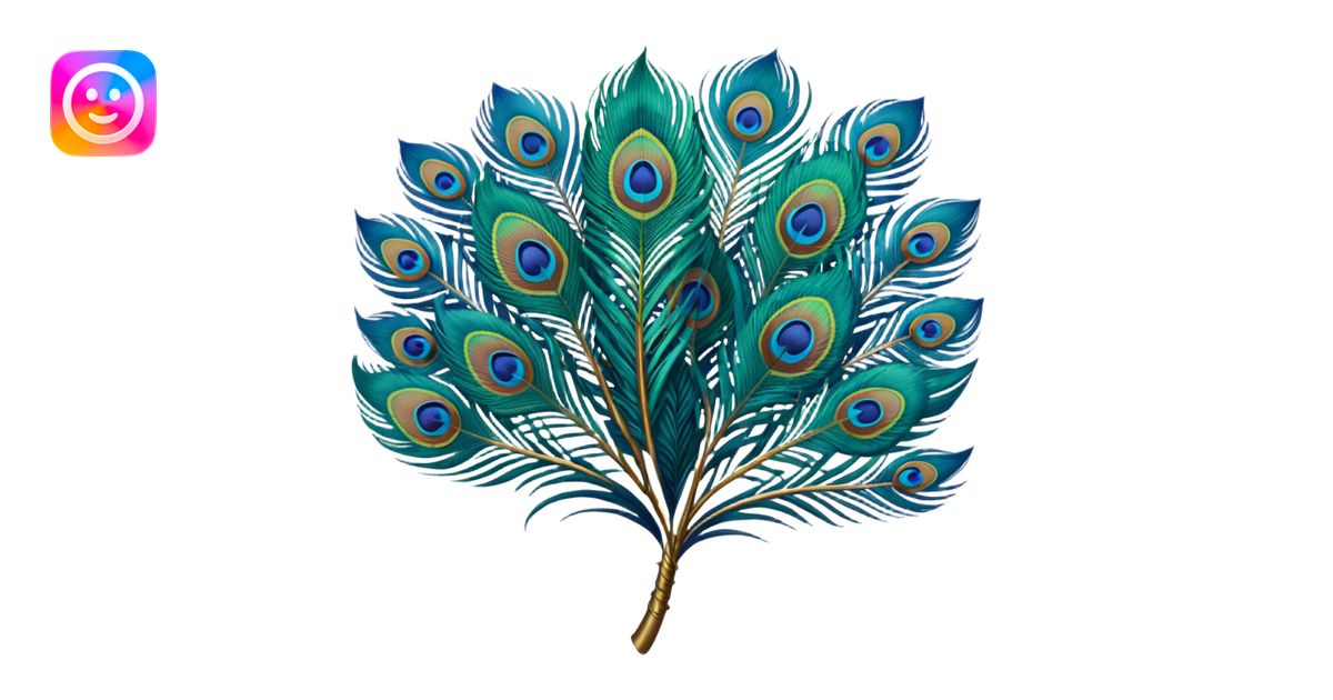 Pls give peacock feather emoji in png format emoji | AI Emoji Generator