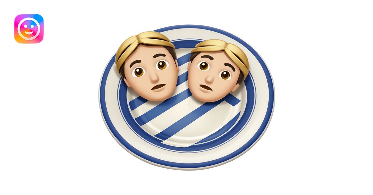 broken plate greek wedding emoji | AI Emoji Generator