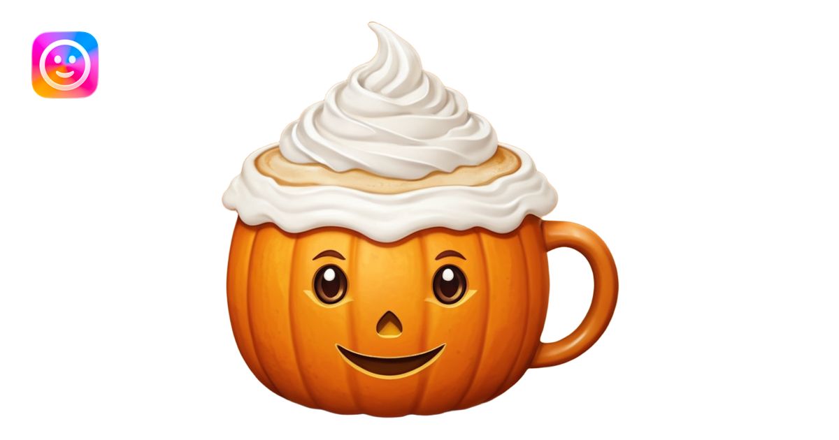 Pumpkin spice latte emoji | AI Emoji Generator