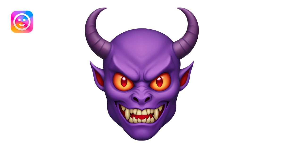 diablo morado emoji | AI Emoji Generator