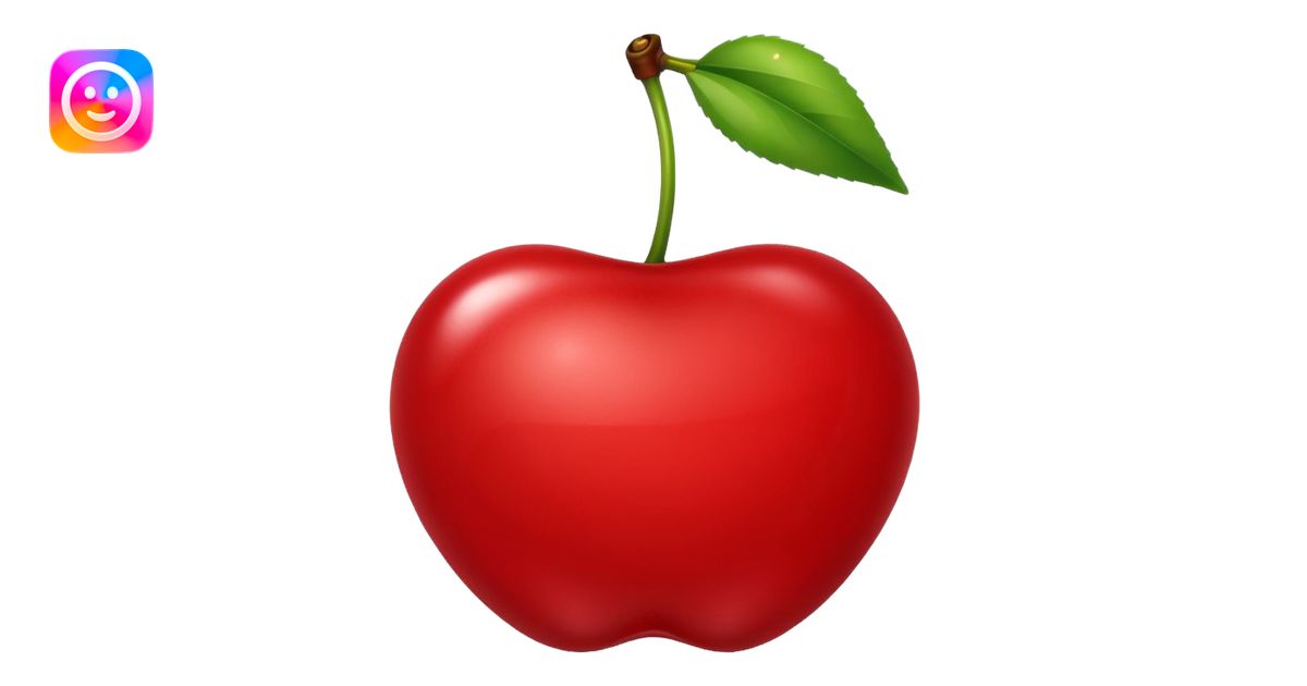 Cherry emoji | AI Emoji Generator