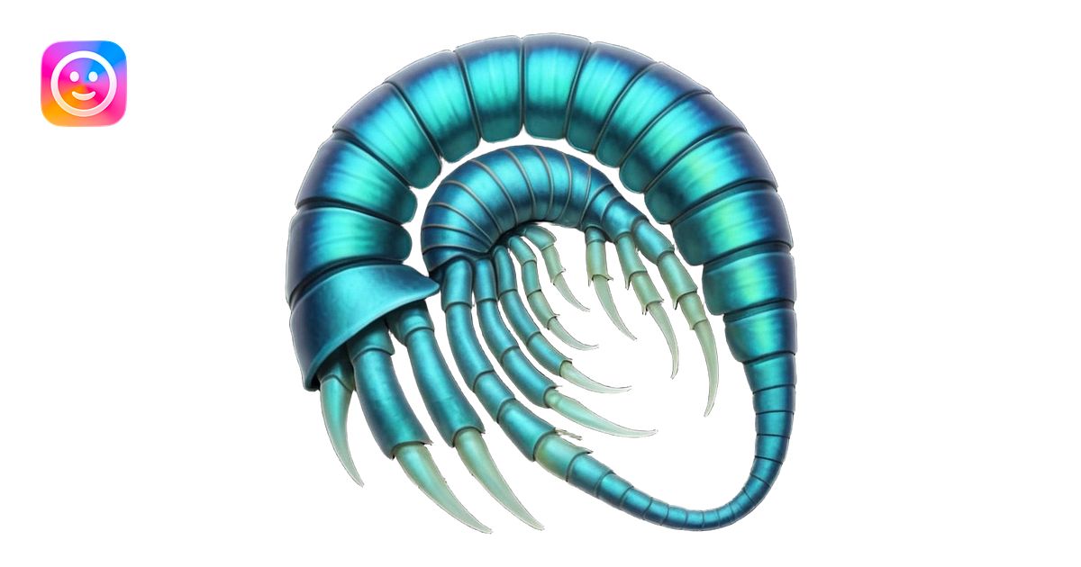 An iridescent, chitinous trilobite with glowing cyan eyes pulses ...