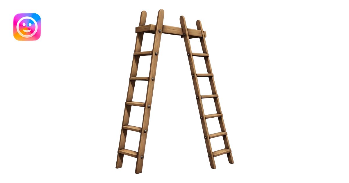Wooden ladder emoji | AI Emoji Generator