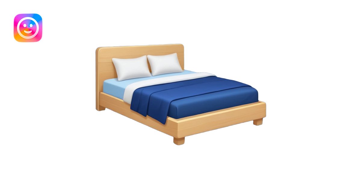 multiple ZZZ symbols rising upward, a comfortable bed with a dark blue ...