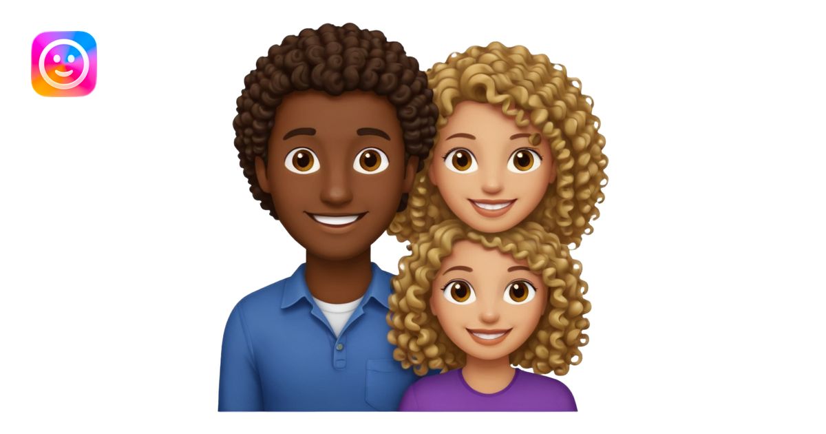 Throuple, one brunette man, one dark blonde curly woman, one dark brown ...