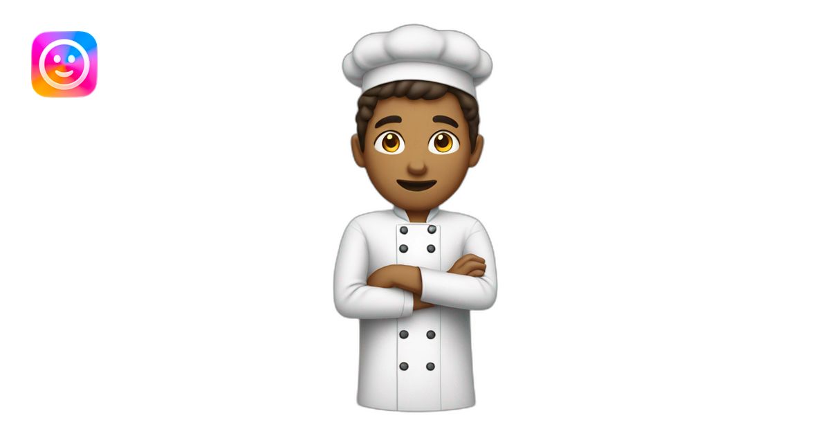 someone who says hold up let him cook emoji | AI Emoji Generator