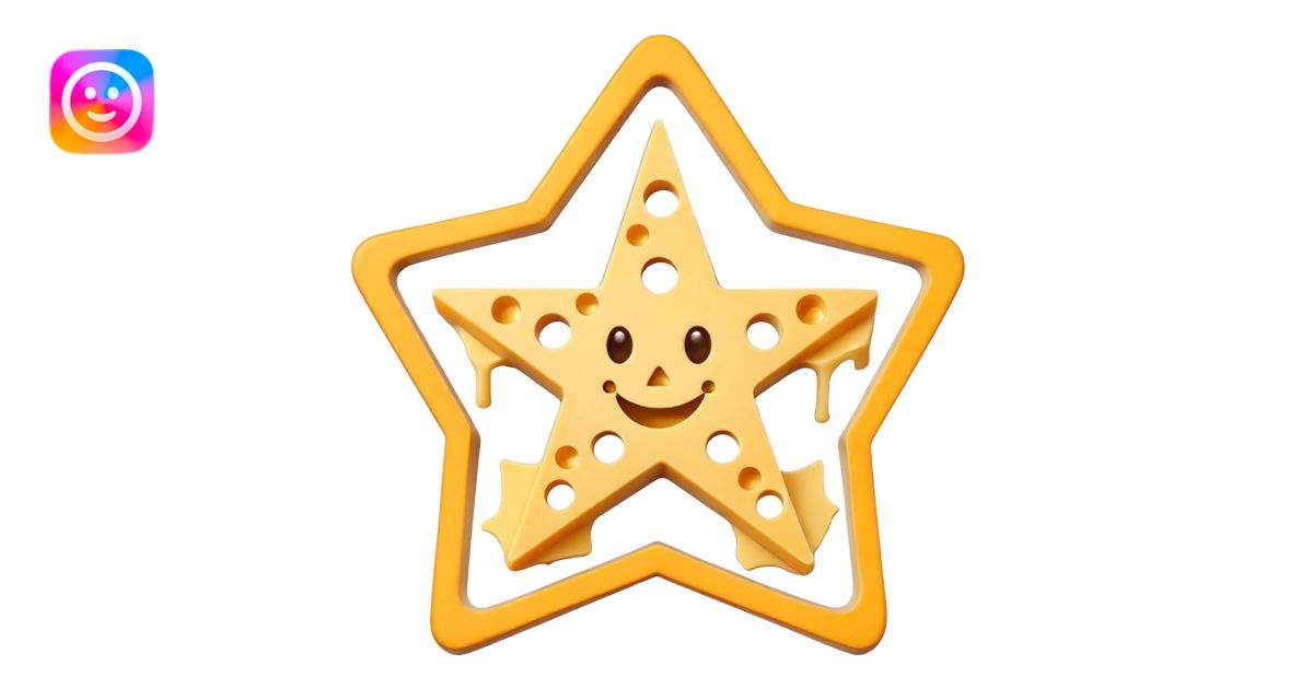 cheese occult pentagram emoji | AI Emoji Generator