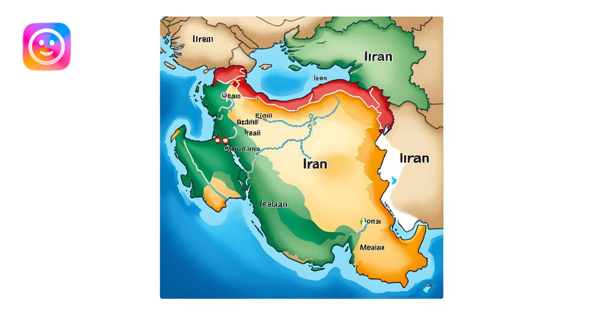 Map of iran emoji | AI Emoji Generator