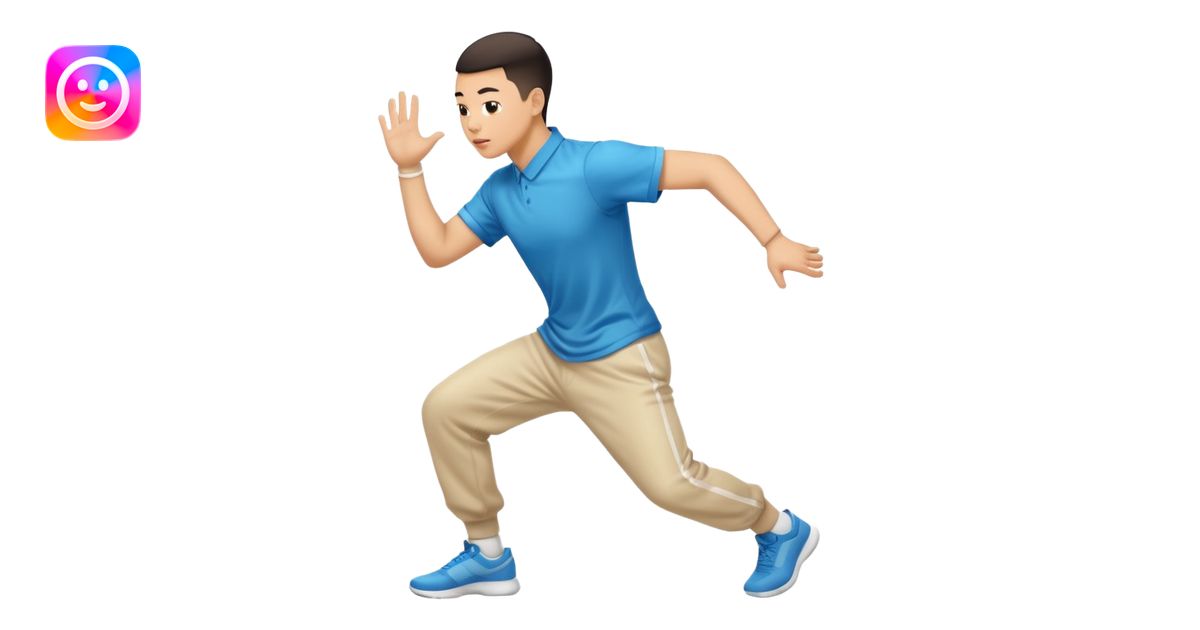 Chinese man twerking from behind angle in motion with motion blur to ...
