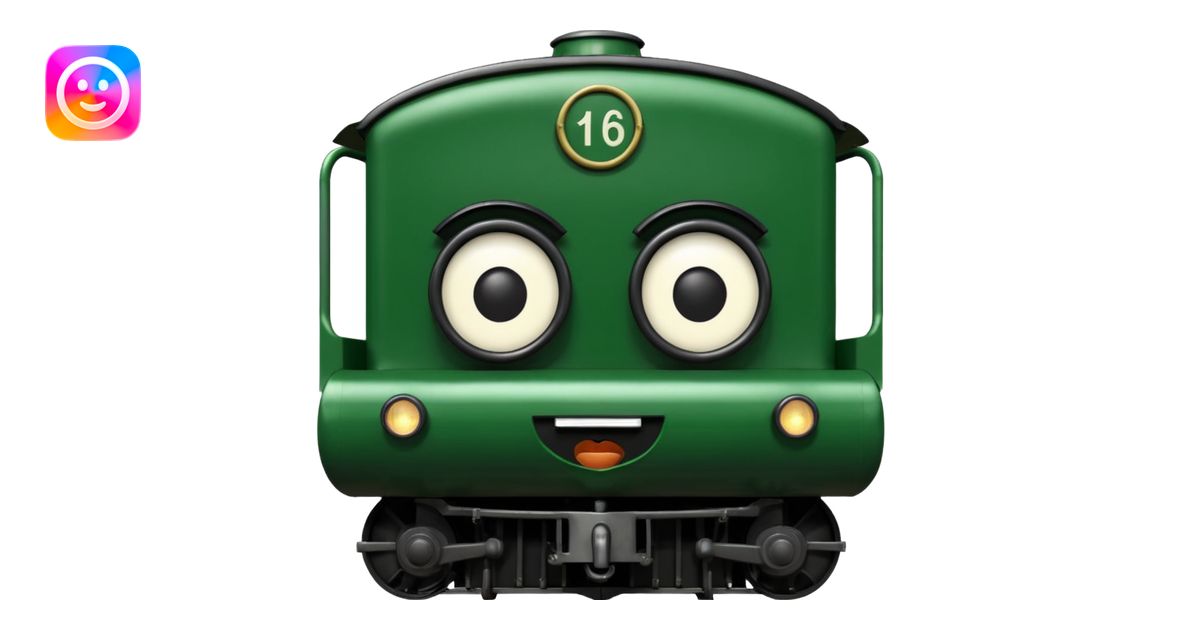 GWR 1400 Class Oliver with a face on it emoji | AI Emoji Generator