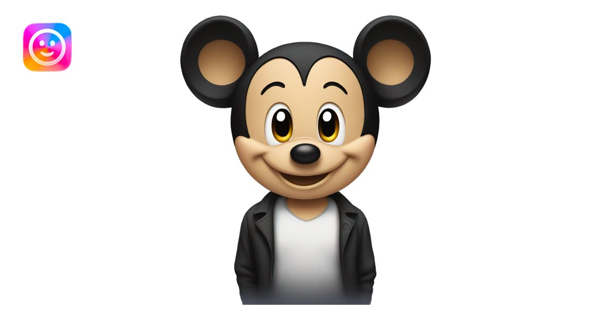 Mickey Mouse emoji | AI Emoji Generator