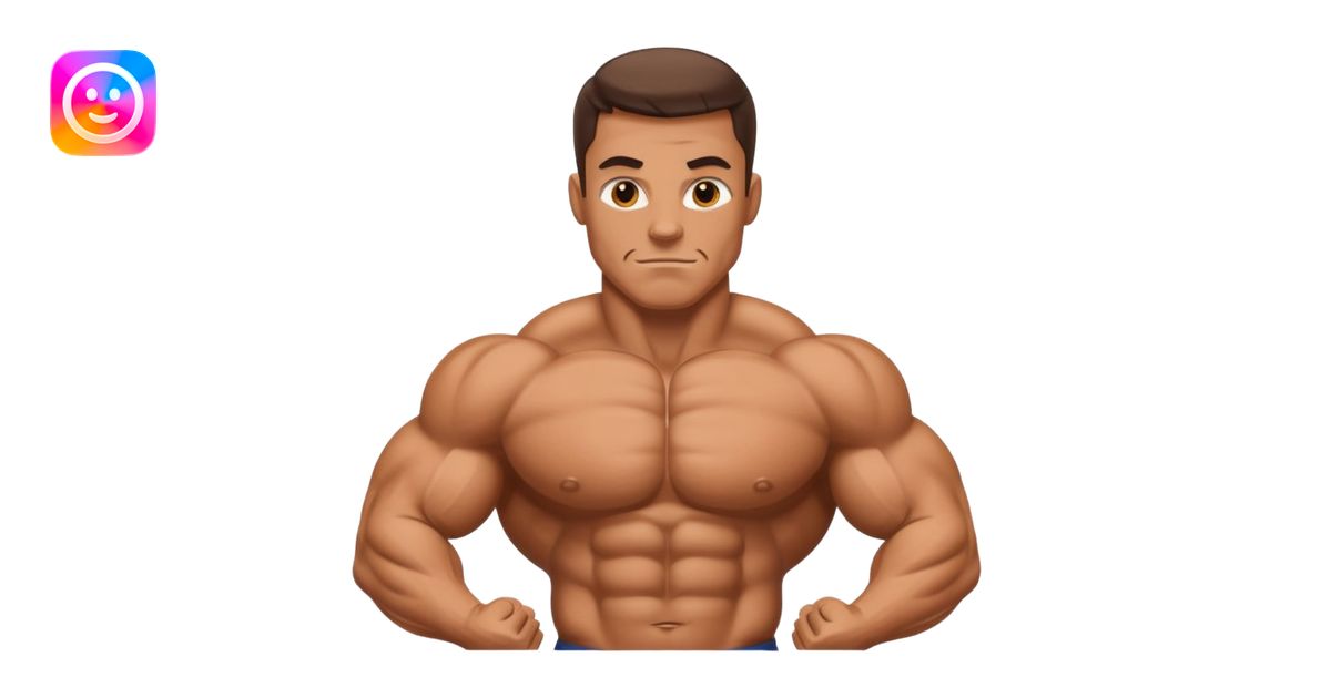 bodybuilder emoji | AI Emoji Generator