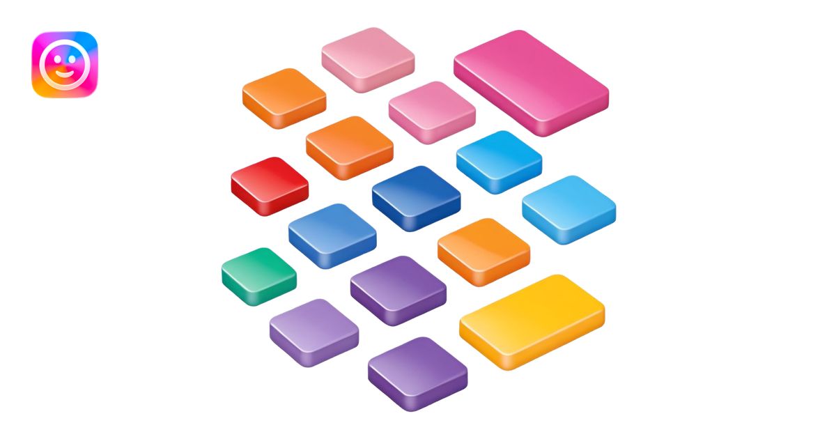 3D pantone colour spread emoji | AI Emoji Generator