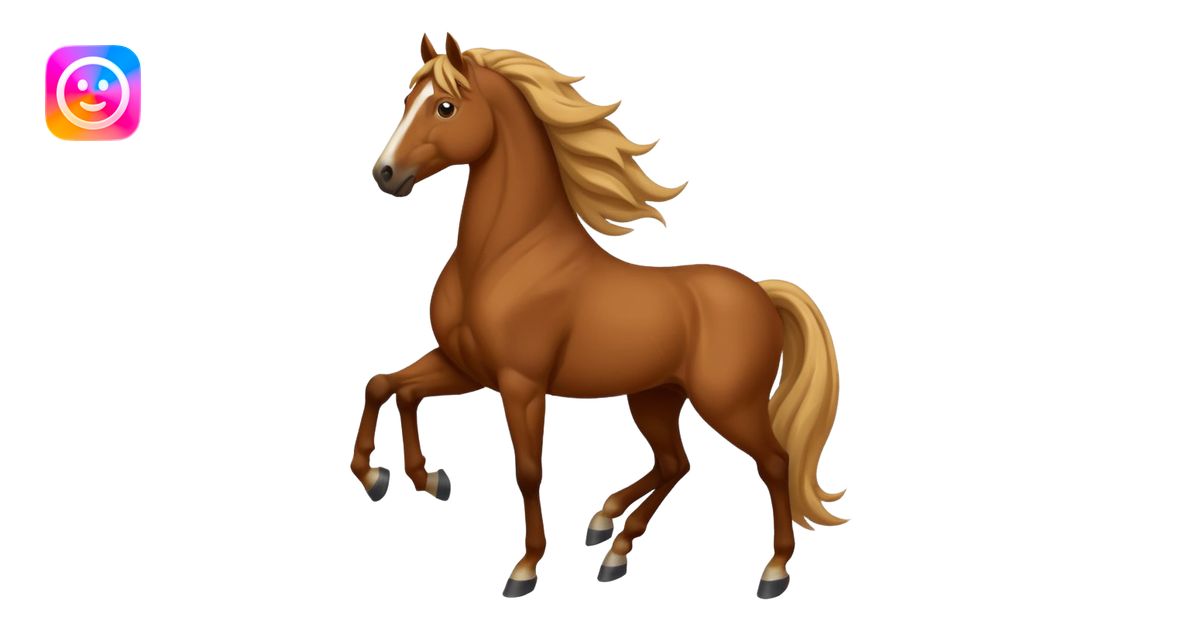 hnědý kůň emoji | AI Emoji Generator