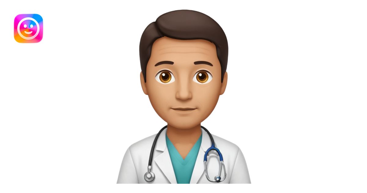 DOCTOR 45 YEAR AGE emoji | AI Emoji Generator