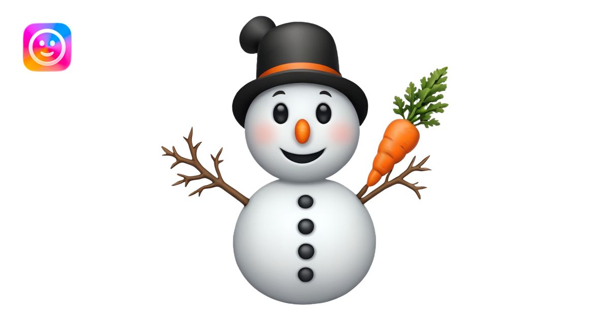 snowman emoji | AI Emoji Generator