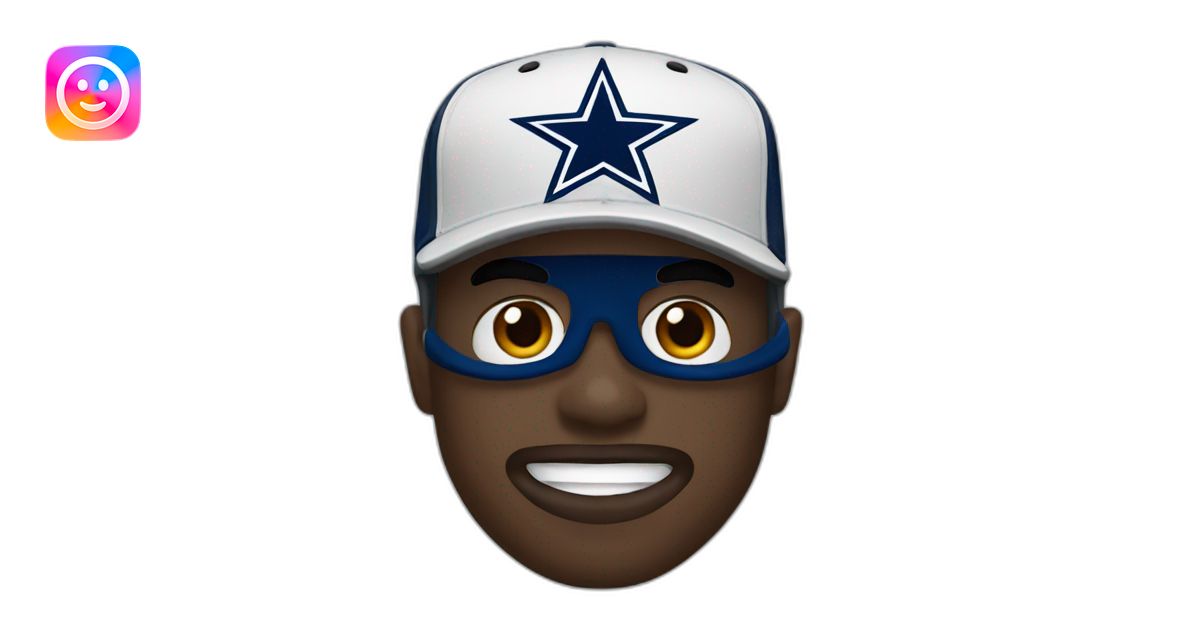 Dallas cowboys fan emoji | AI Emoji Generator