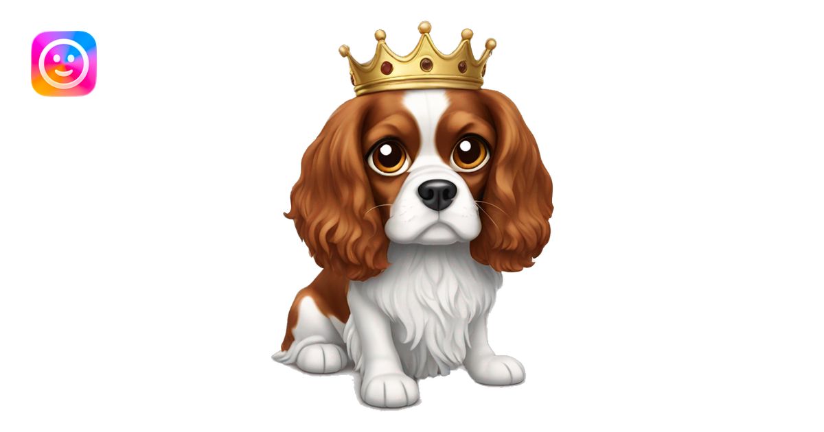 King Charles Cavalier Spaniel emoji | AI Emoji Generator