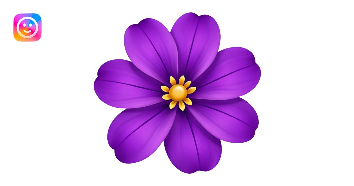 Violet emoji | AI Emoji Generator