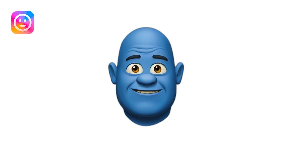 blue-shrek emoji | AI Emoji Generator