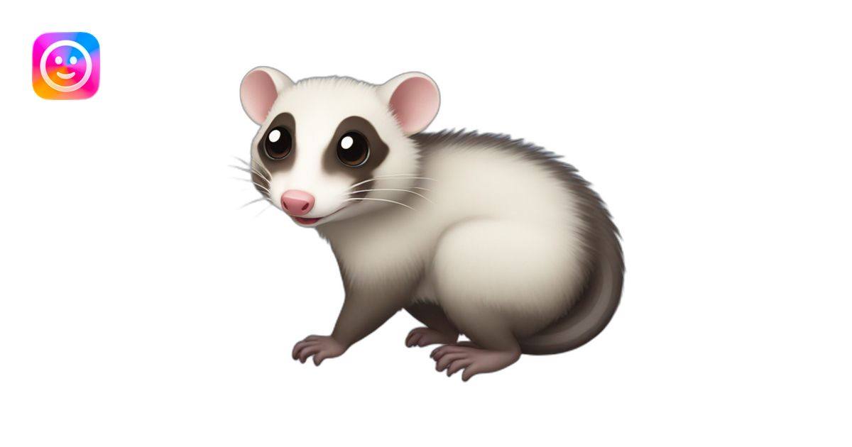 Gliding opossum emoji | AI Emoji Generator