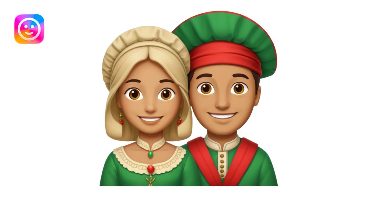 Italian 2 people emoji | AI Emoji Generator