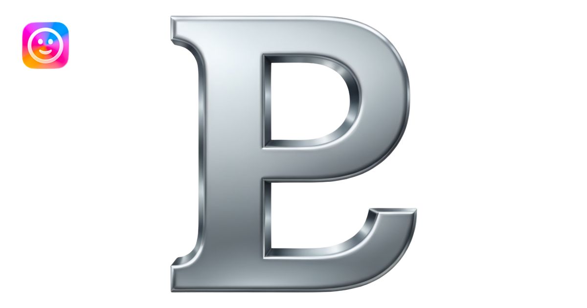 LETRA P emoji | AI Emoji Generator