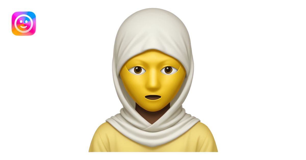 masked yellow white skin figure with cloth overing head and face / rap ...