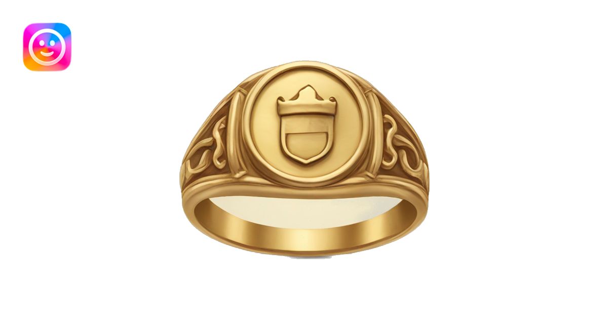 Bridgerton Inspired Emoji : Duke’s Signet Ring – Symbolizing power ...
