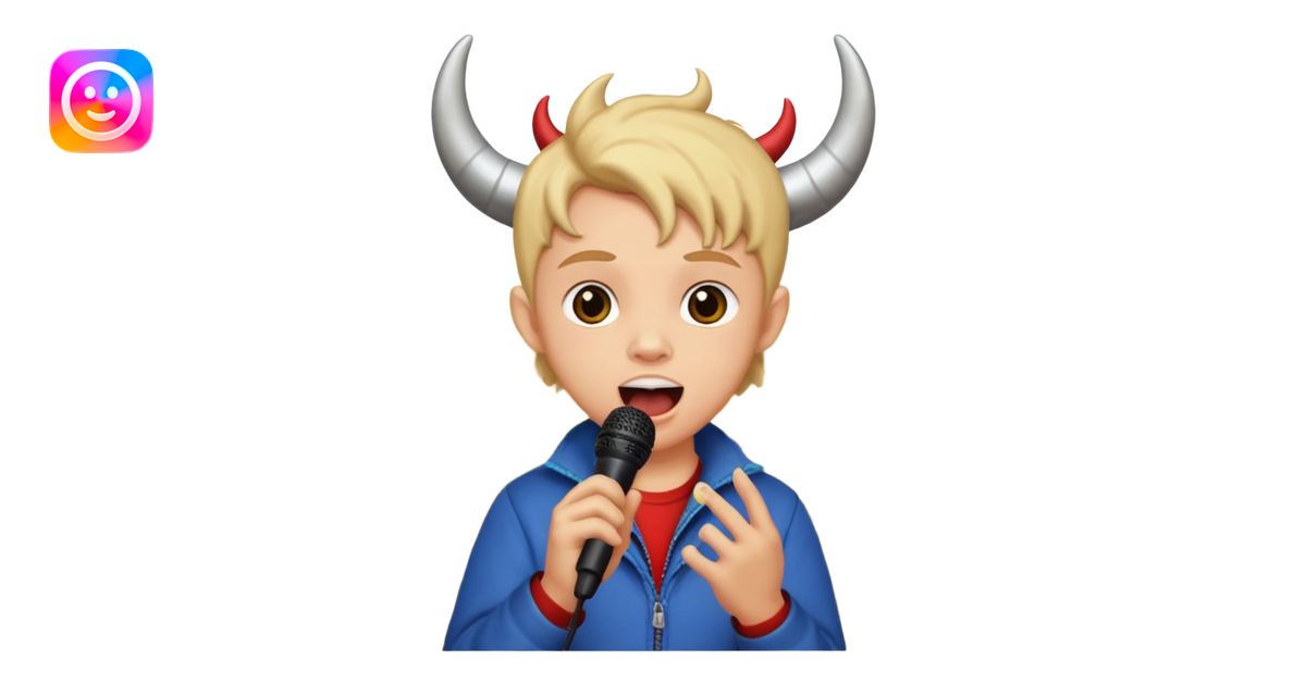 Farm gay karaoke child labor demon emoji | AI Emoji Generator