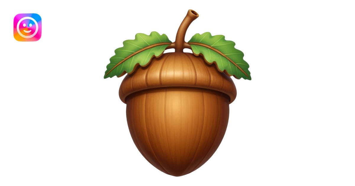acorn emoji | AI Emoji Generator