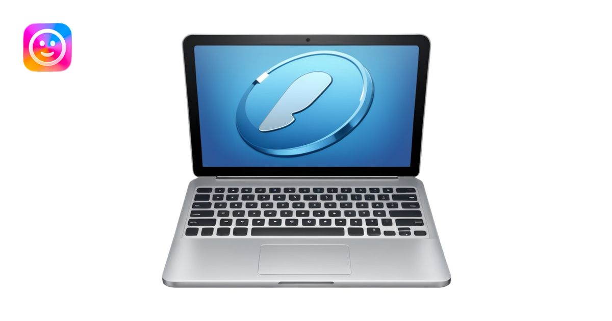 A laptop emoji | AI Emoji Generator