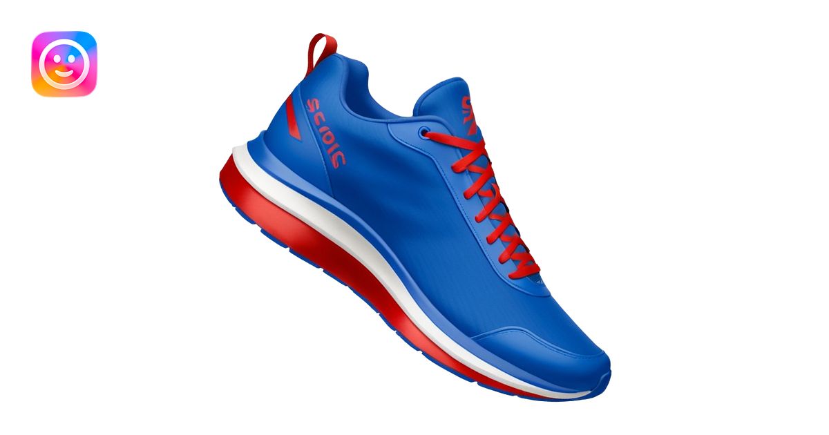 blue upper inspired by Sonic’s fur, with red accents that reference his ...