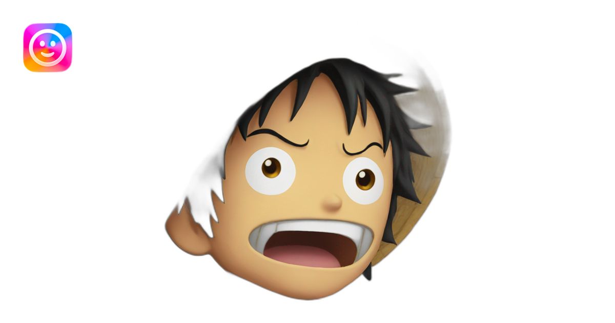 luffy scared emoji | AI Emoji Generator